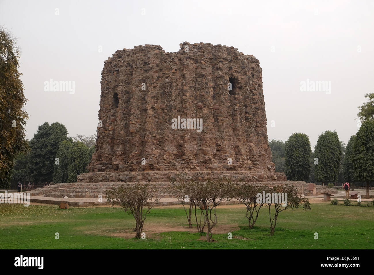 Alai Minar, Qutab Minar complex, Delhi, India on February, 13, 2016 ...