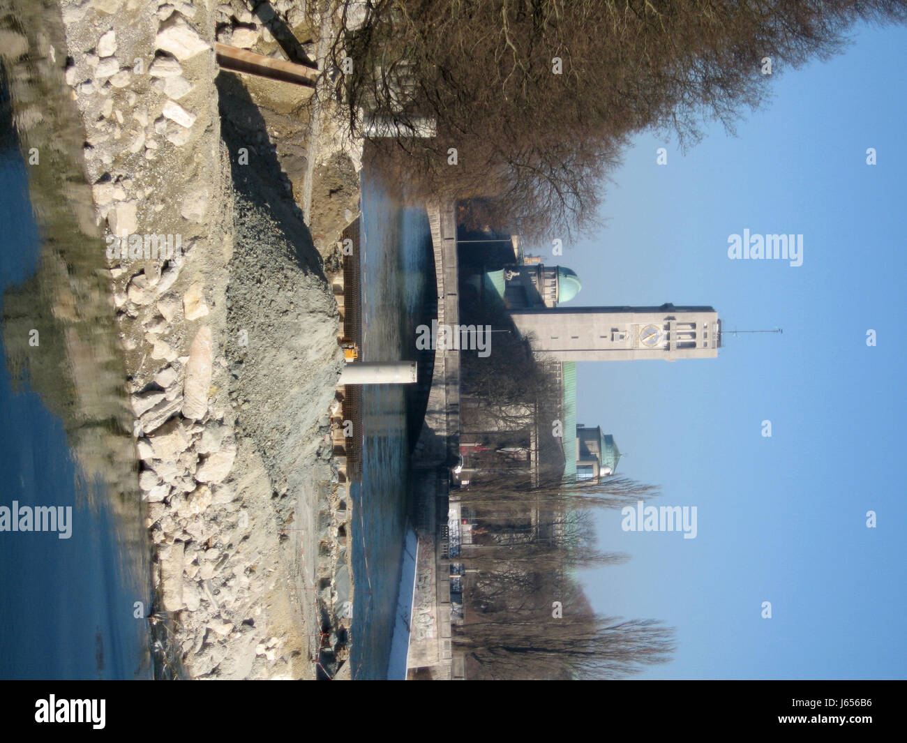 bavaria river bed building of historic importance building river water ...