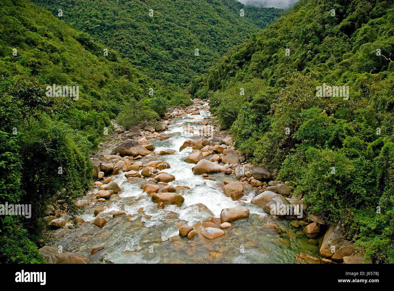 hike go hiking ramble south america andes bolivia trail rainforest rain ...