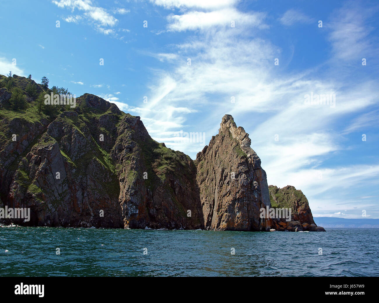 siberia steep coast russia waters stone asia rock siberia steep coast ...