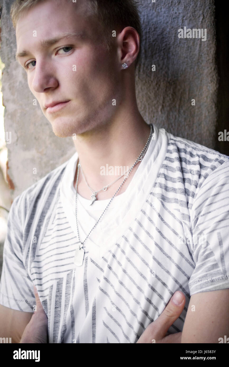 male masculine portrait adult cool attitude adults facilitate ease ...