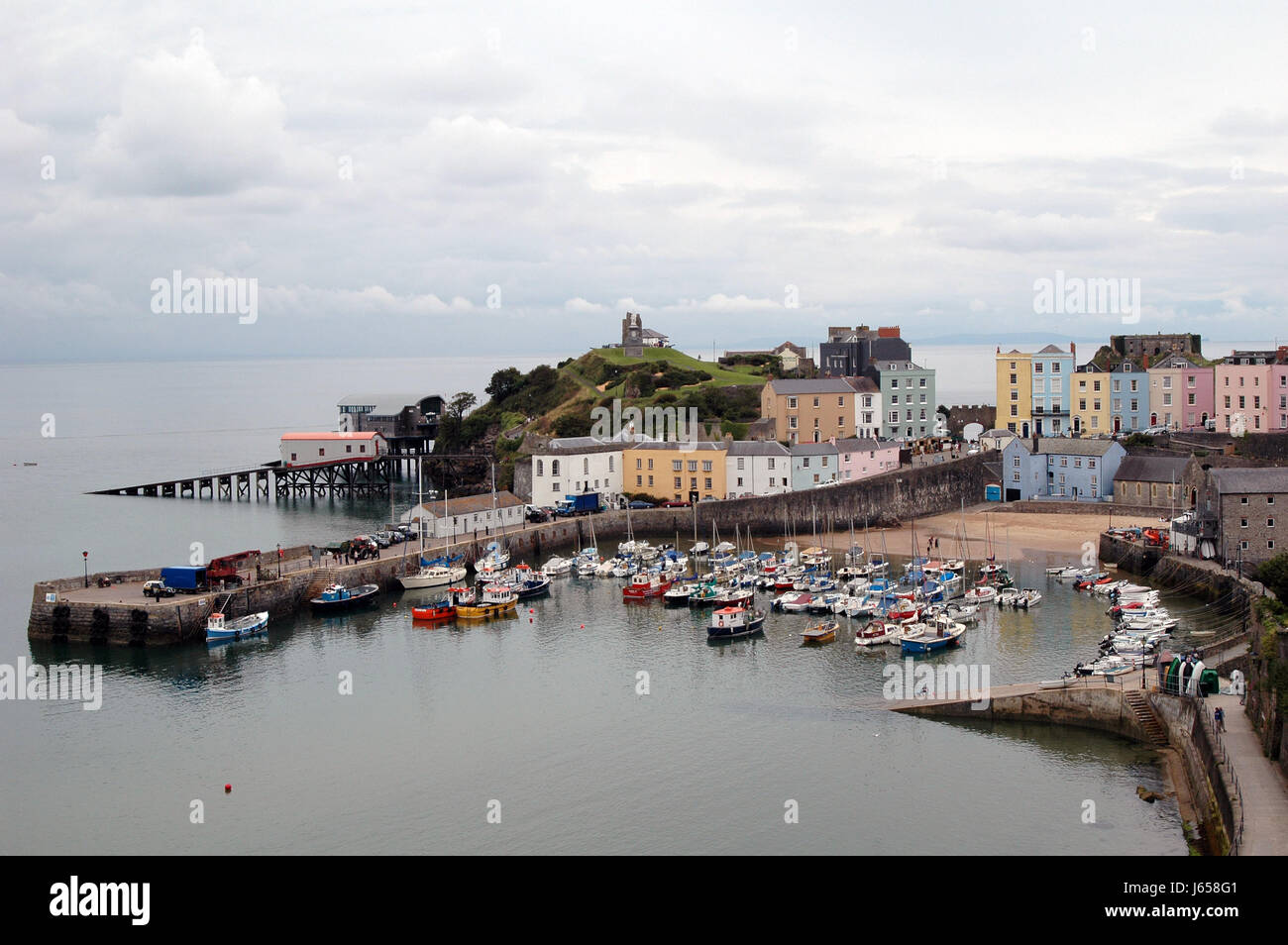 city town old town harbor harbours wales salt water sea ocean water ...
