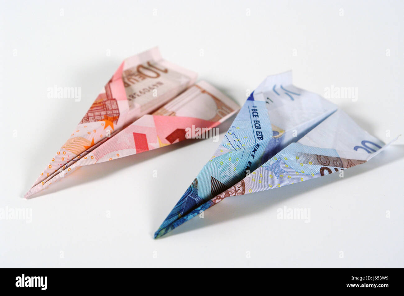 flying euros ii Stock Photo - Alamy