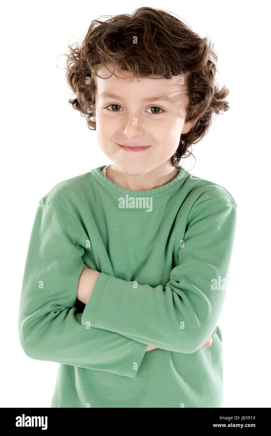 portrait handsome boy lad male youngster humans human beings people ...