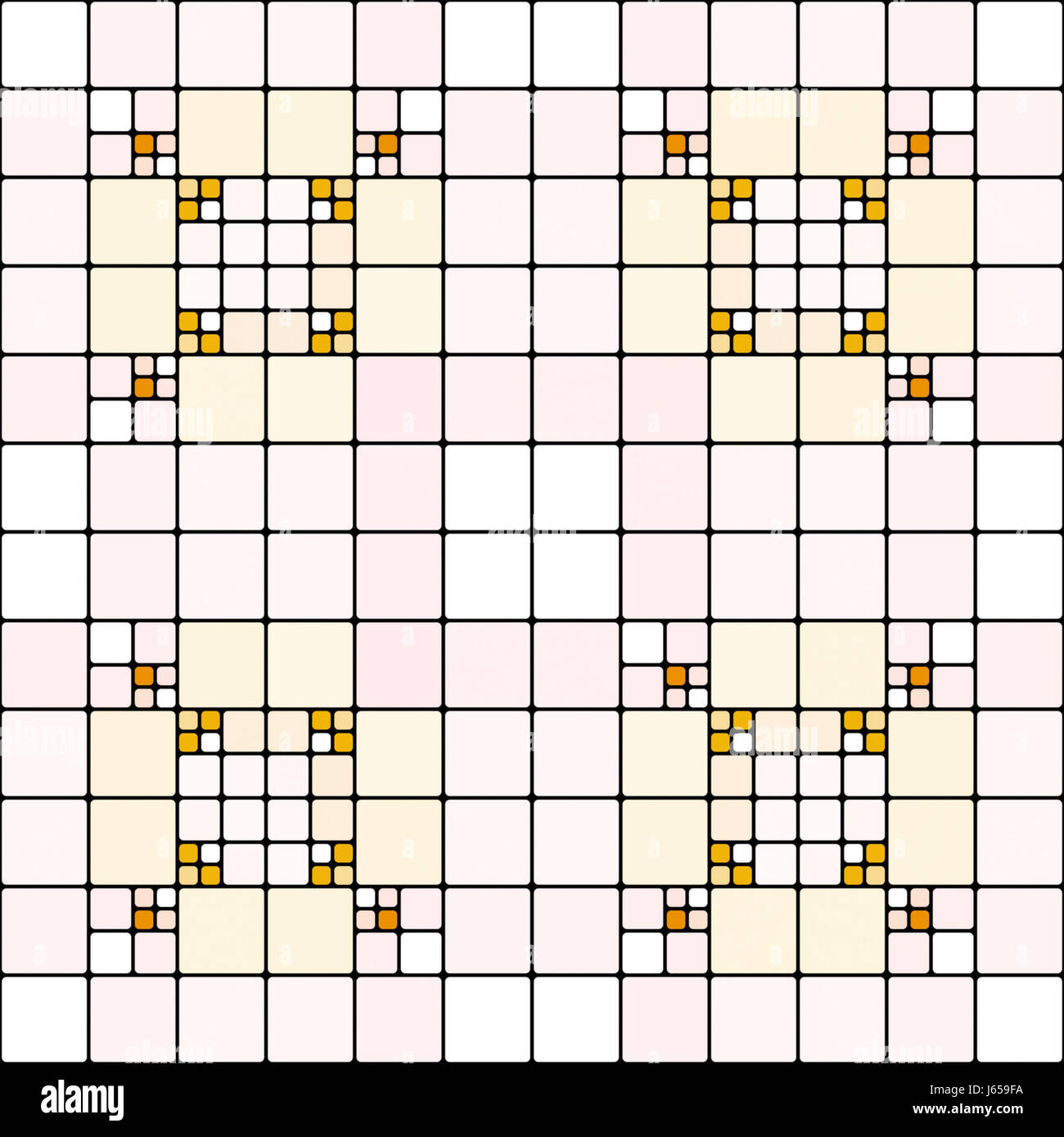 art illustration decor square retro pattern jugendstil seamless ...