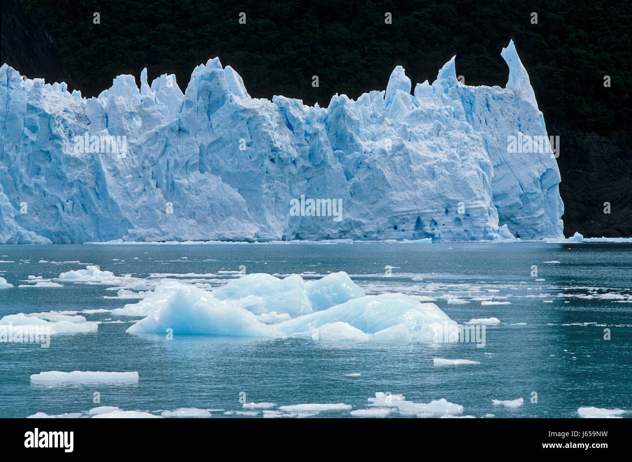 ice south america glacier salt water sea ocean water scenery ...