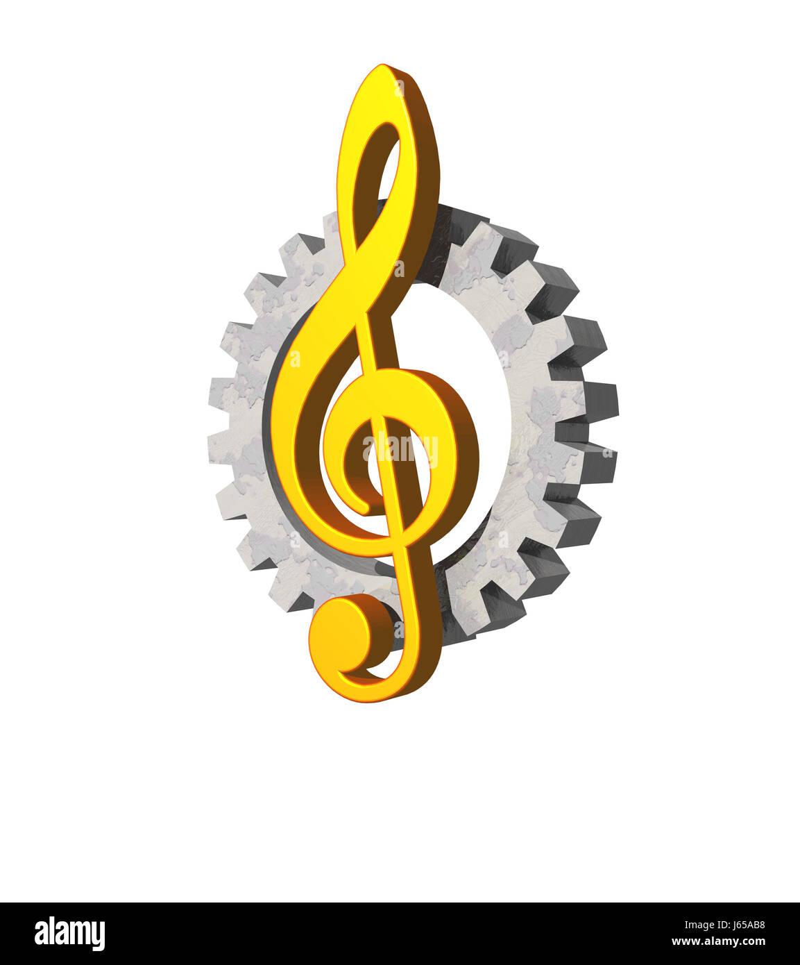 music wheel cogwheel notes tact clef sign signal industry iron ...