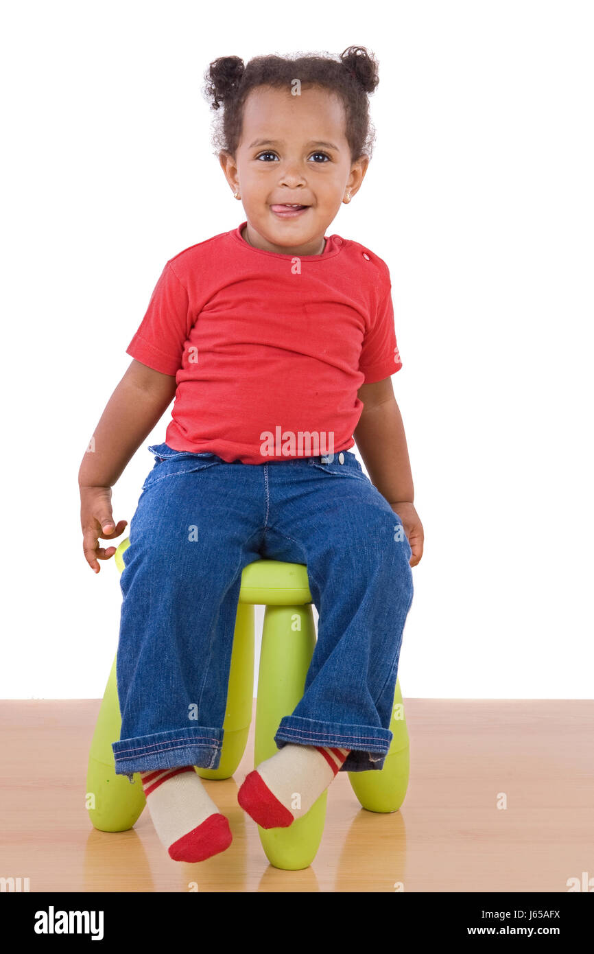 baby African put sitting sit gesture humans human beings people folk ...