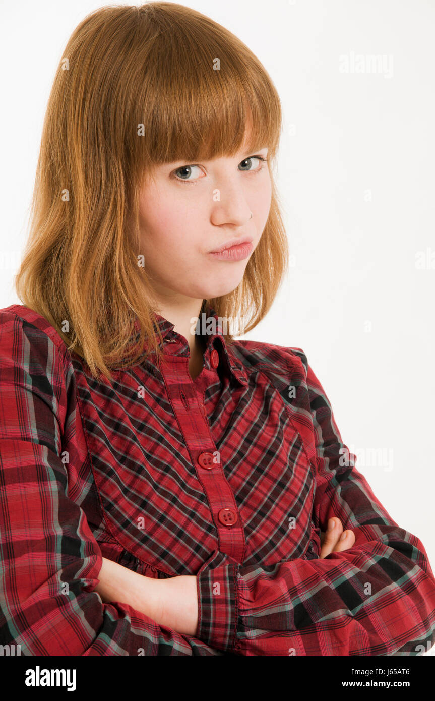 woman person negative dissatisfied discontent girl girls single model ...