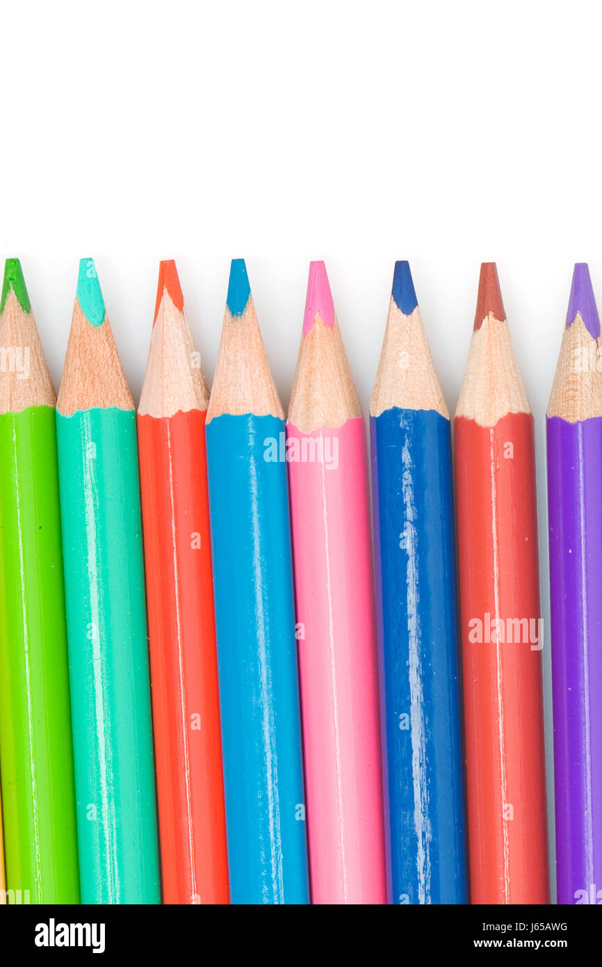 colors colours pen style pencil blue object education educate macro ...