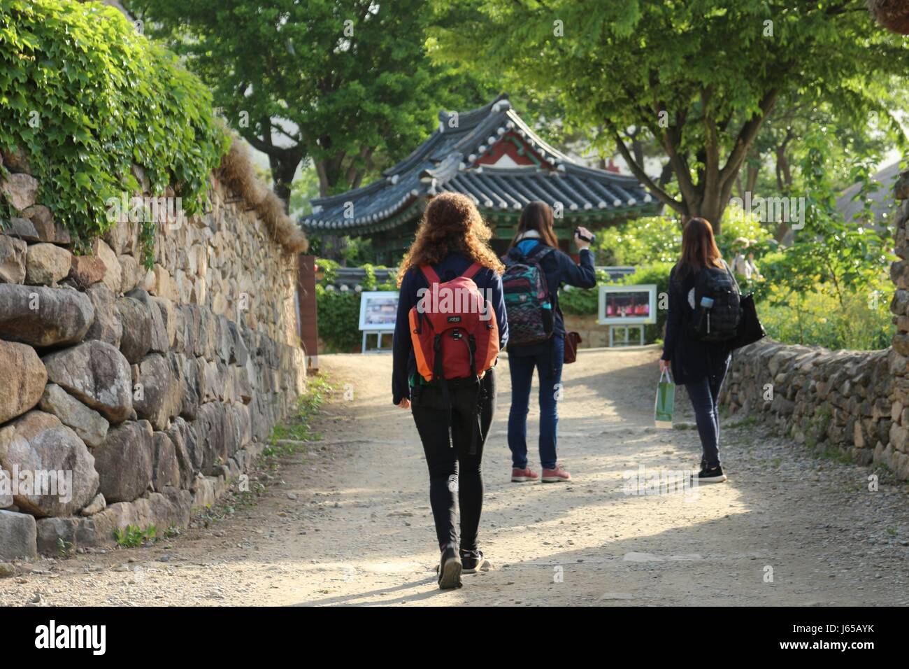 Village in the east side of Boseong in the south of South Korea ...