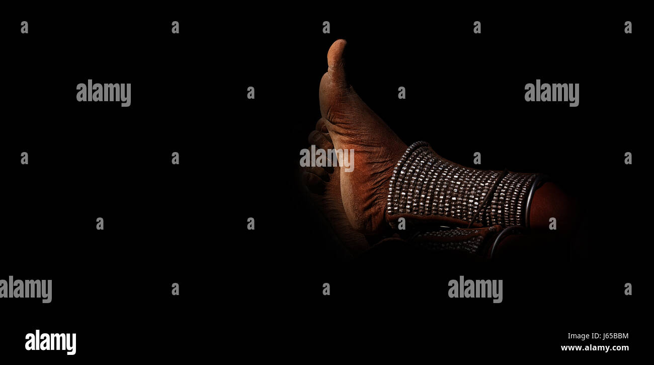 Feet himba woman hi-res stock photography and images - Alamy