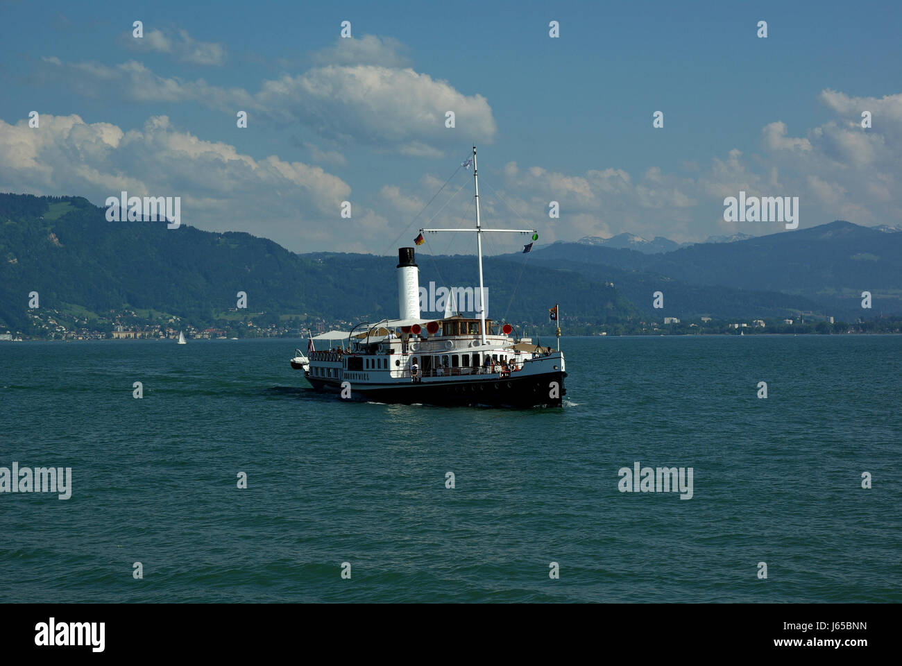 lake constance steamboat sailing boat sailboat rowing boat boat ...