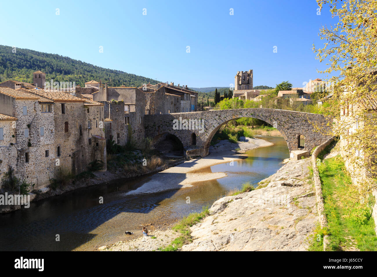 France, Aude, Lagrasse, labelled Les Plus Beaux Villages de France (The ...