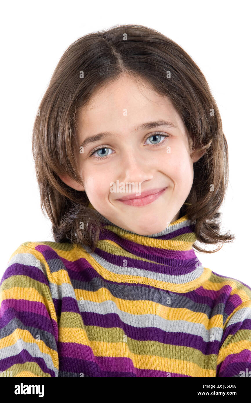 portrait adorable girl girls gesture blue humans human beings people ...