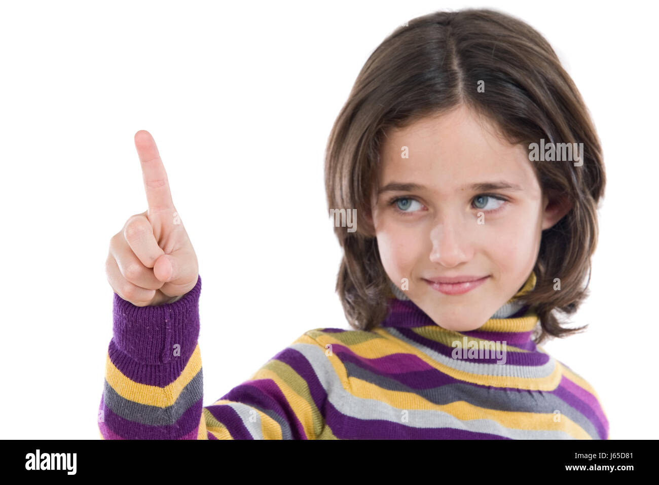 beautiful beauteously nice pointing girl girls gesture blue humans ...