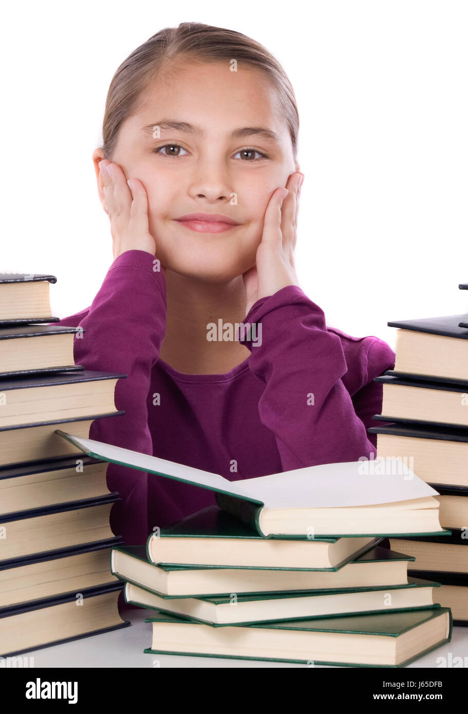 books adorable many girl girls study humans human beings people folk ...
