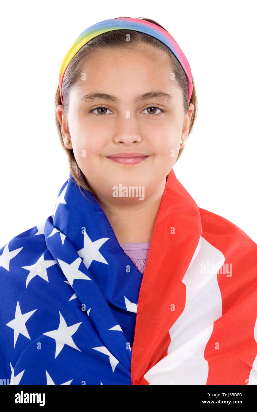 american small tiny little short flag patriotic girl girls blue humans ...