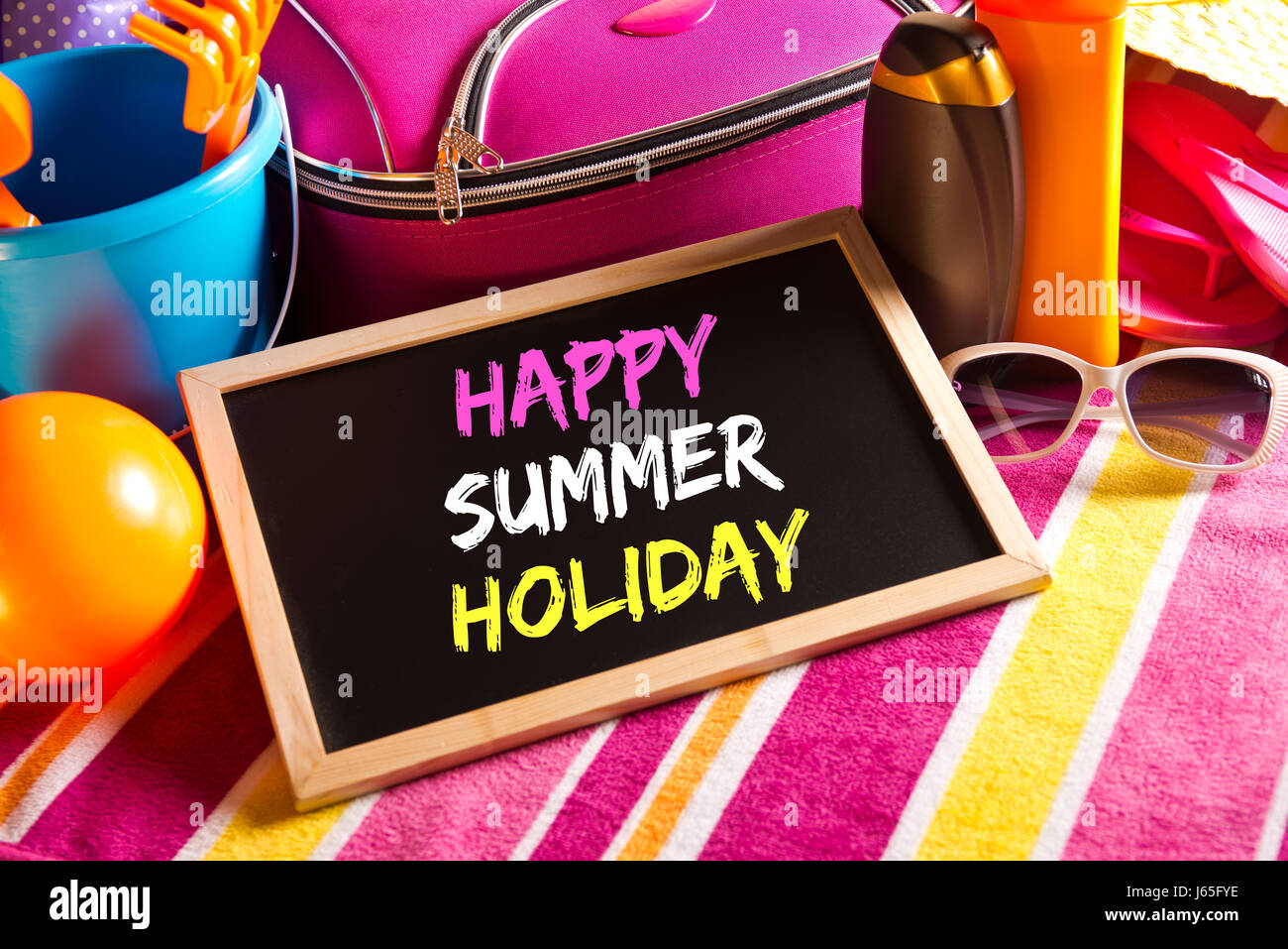 Happy summer holidays hi-res stock photography and images - Alamy