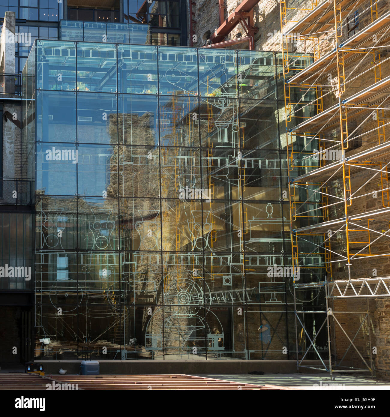Mill City Museum, Minneapolis, Hennepin County, Minnesota, USA Stock ...
