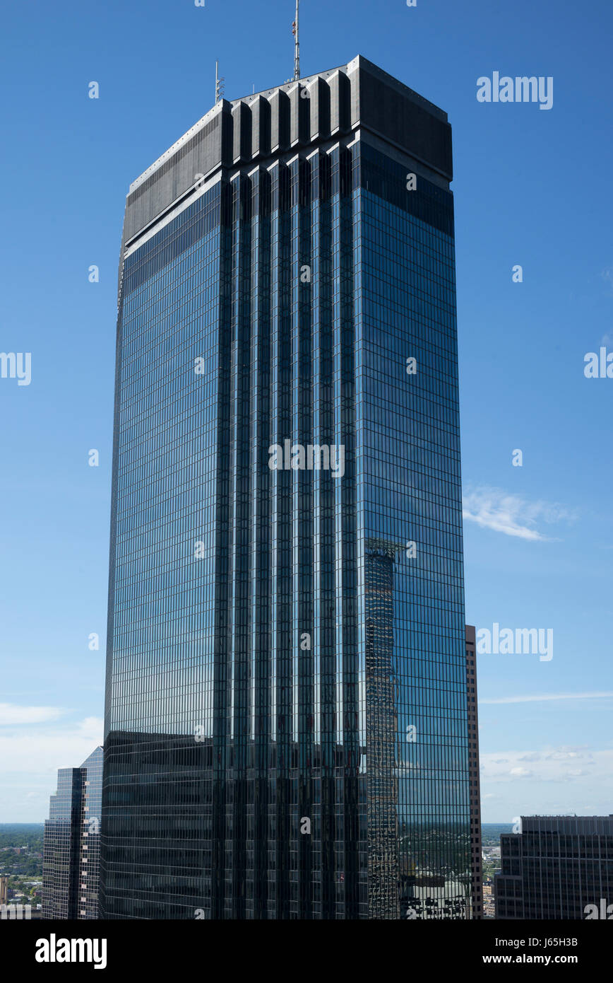 IDS Center tower at Downtown Minneapolis, Hennepin County, Minnesota ...