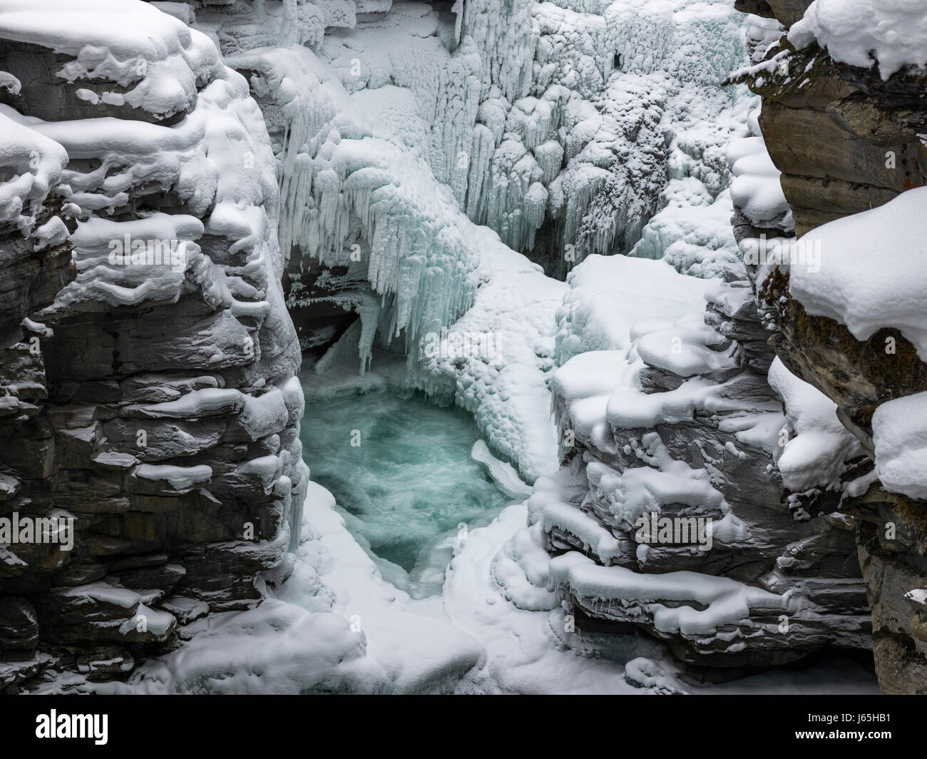 Athabasca Falls Frozen