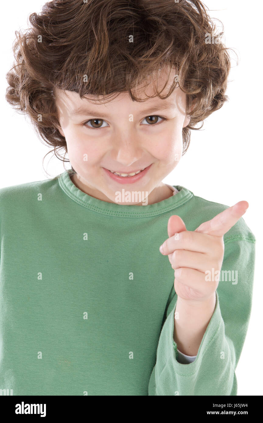 finger small tiny little short handsome boy lad male youngster lawn ...