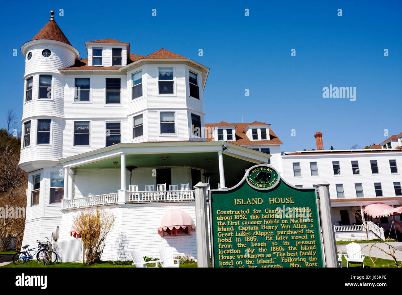 Mackinac Island Michigan,Historic State Parks Park Mackinaw,Straits of ...