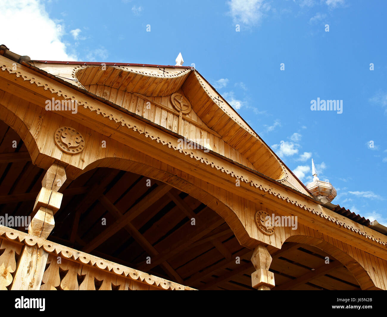 framehouse siberia russia blue house building wood framehouse siberia ...