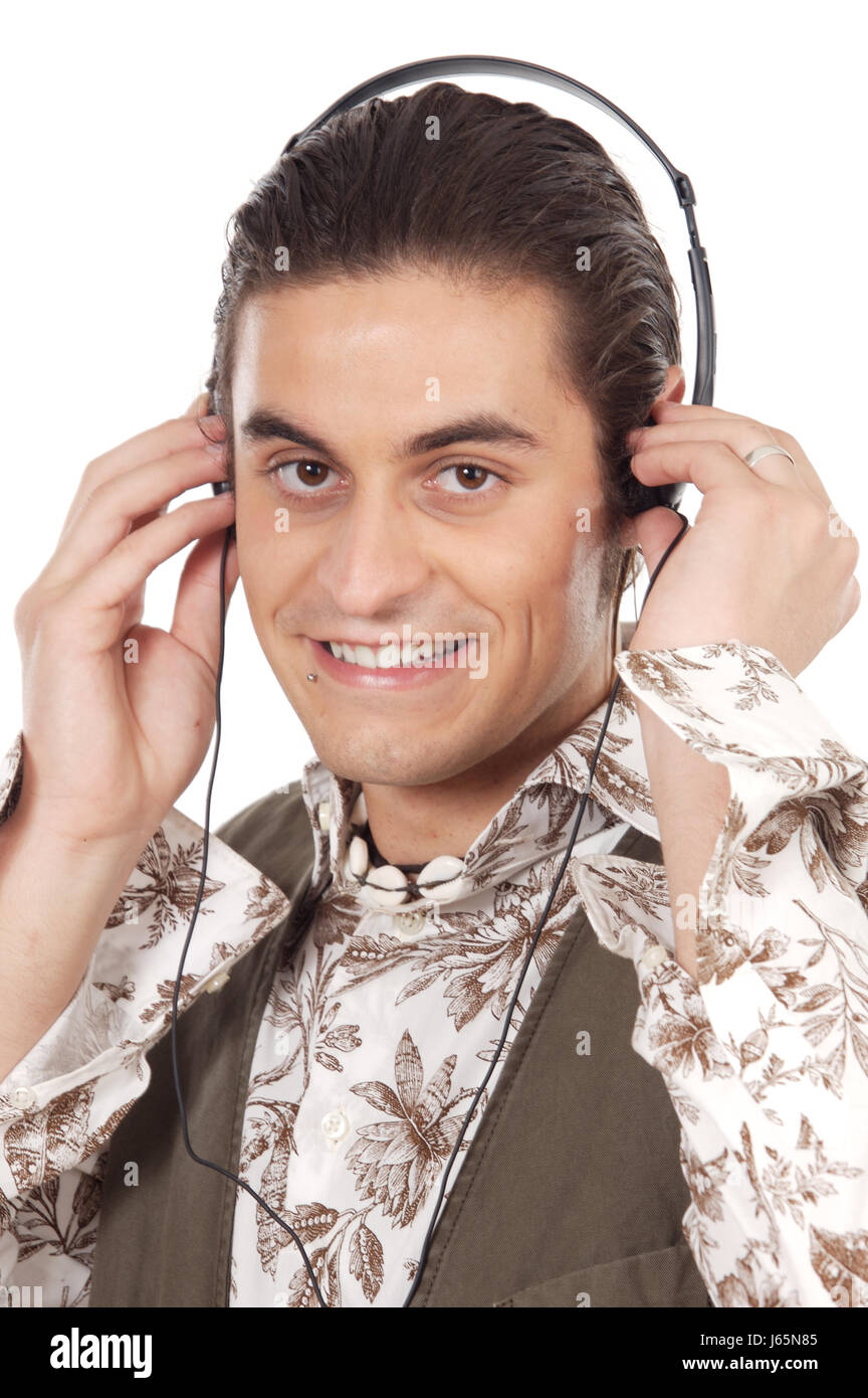 music teen listening listen music isolated fashion model design project ...