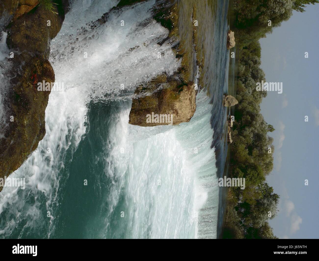 waterfall turkey chute sightseeing spray river water manavgat Stock ...