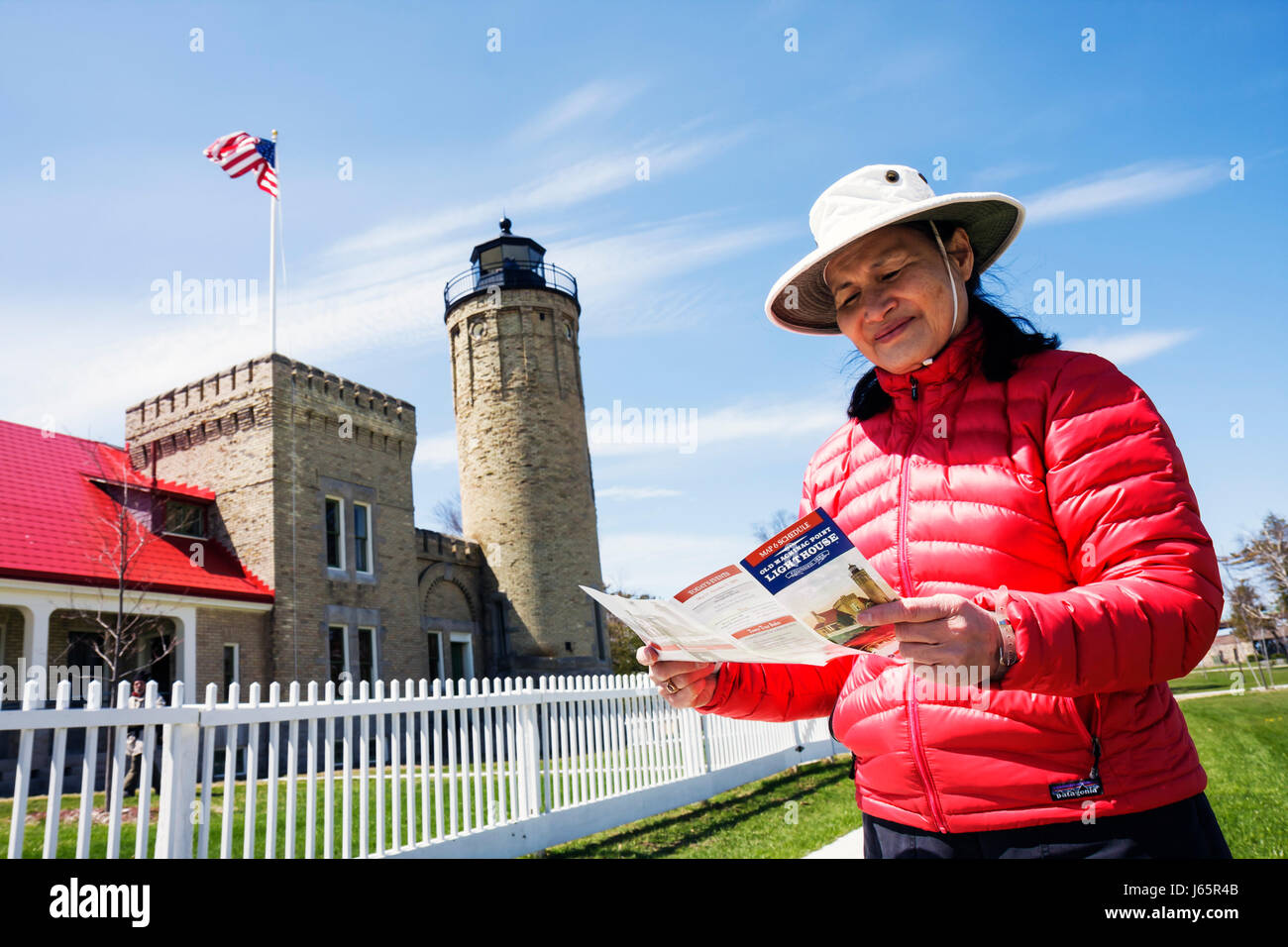Michigan Mackinaw City,Mackinac historic State Parks Park,Straits of ...