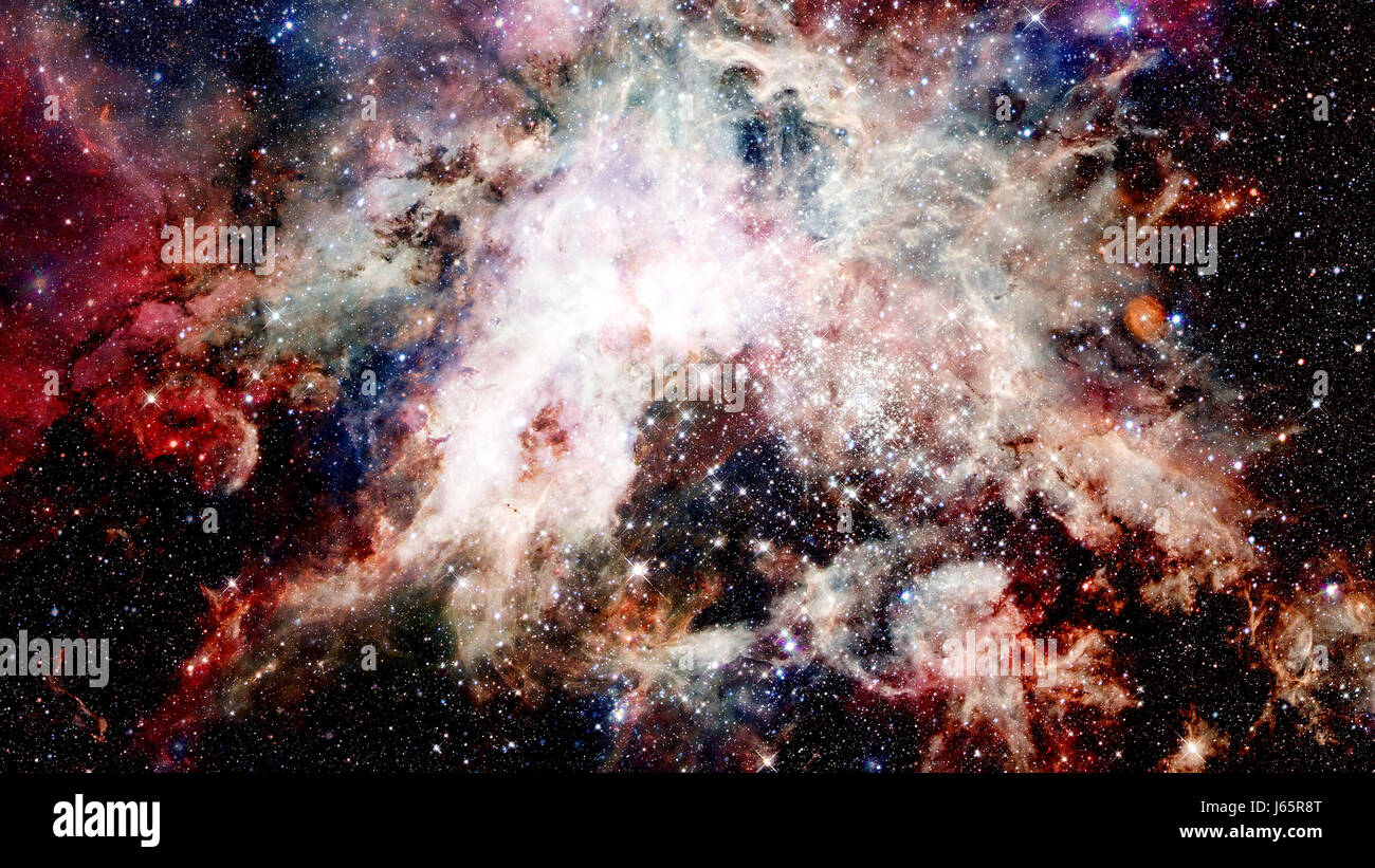 Galaxy in deep space, glowing mysterious universe. Elements of this ...