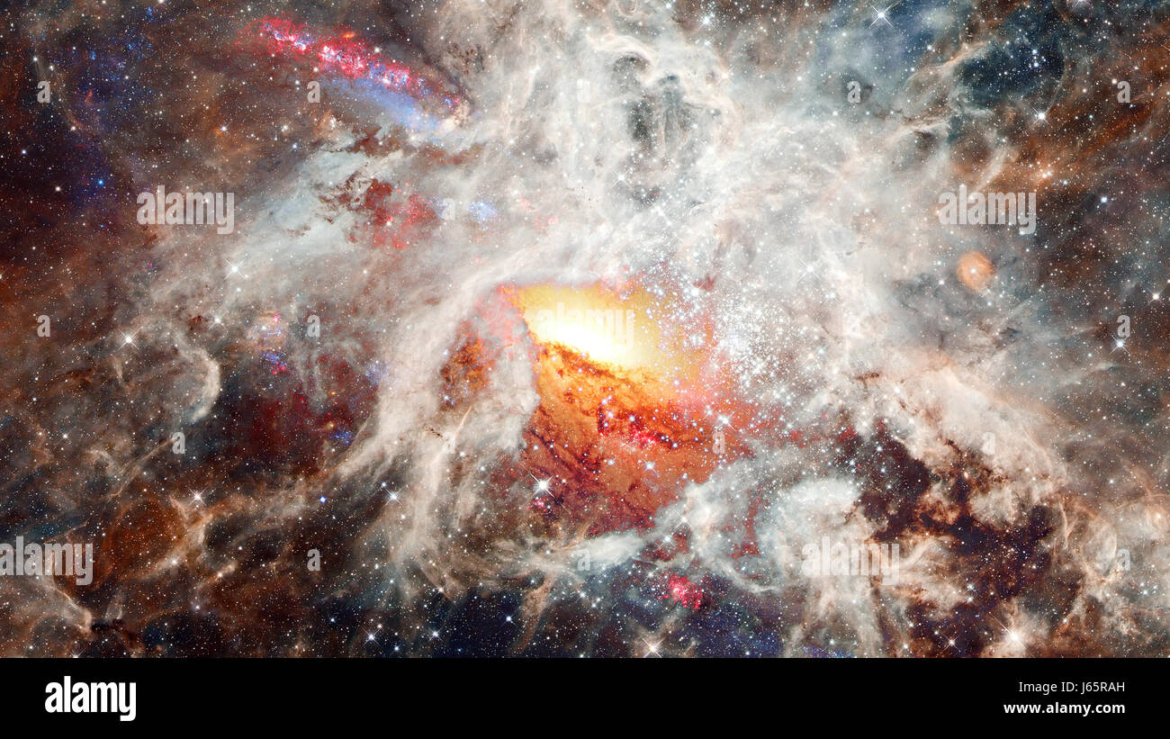 Galaxy in deep space, glowing mysterious universe. Elements of this ...