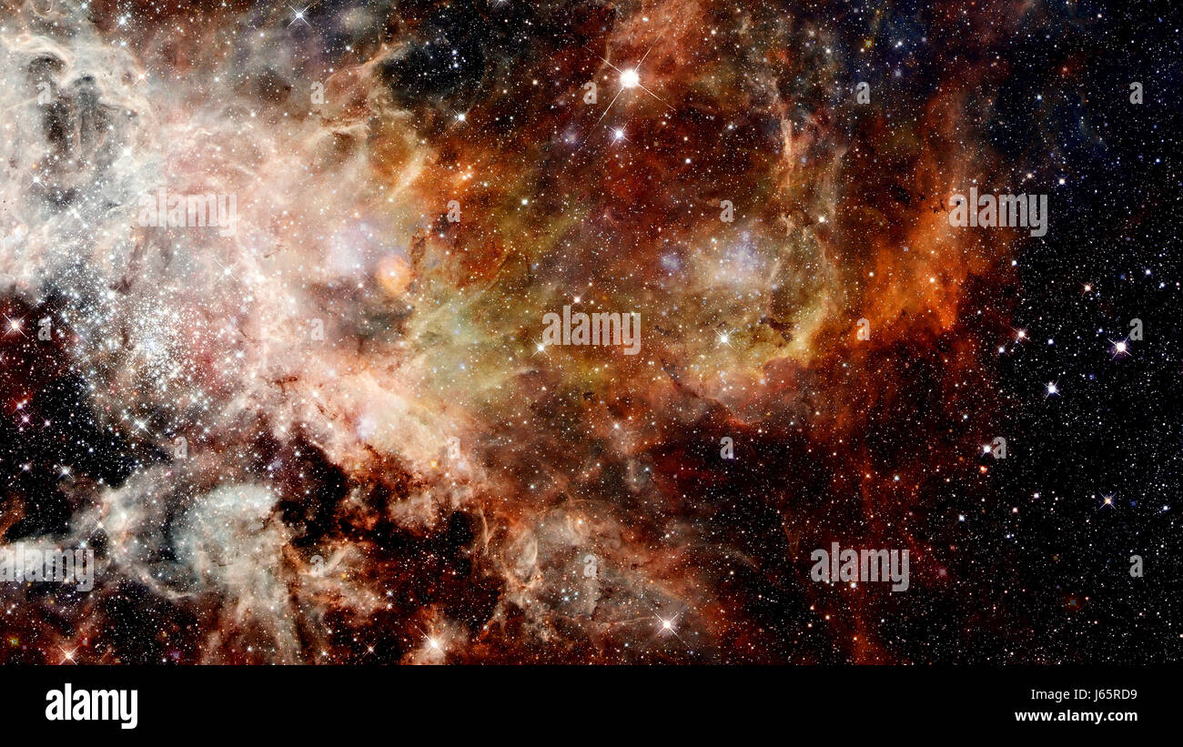 Universe filled with stars, nebula and galaxy. Elements of this image ...
