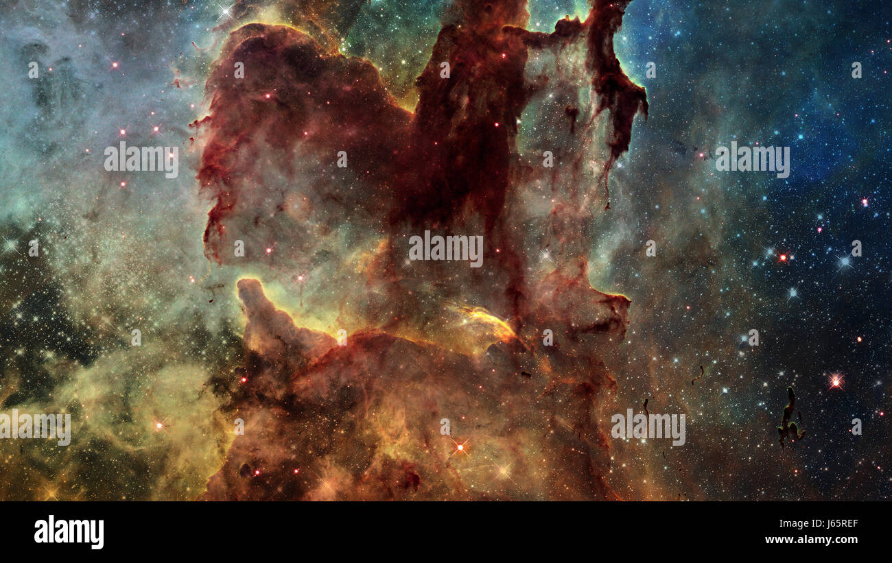 Galaxy in deep space, glowing mysterious universe. Elements of this ...