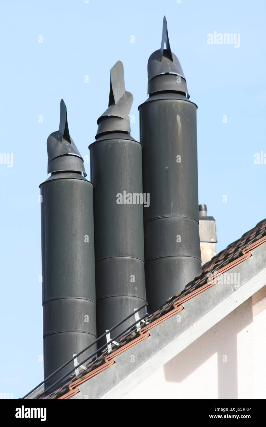 house building heating chimneys waste heat chimney drainpipe chimney ...