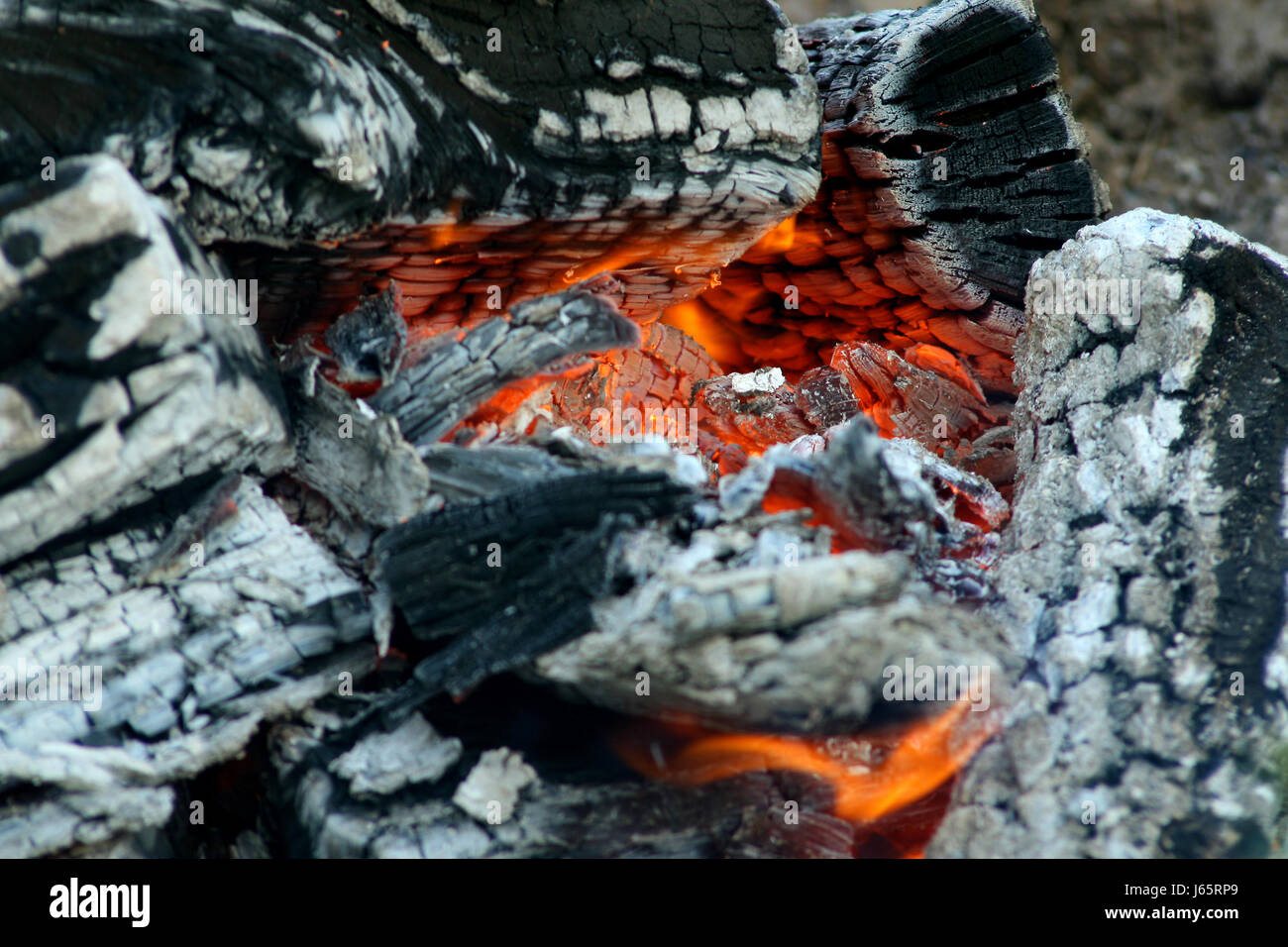 wood ash glow campfire heat hearth burn wood hot heat ash fire ...
