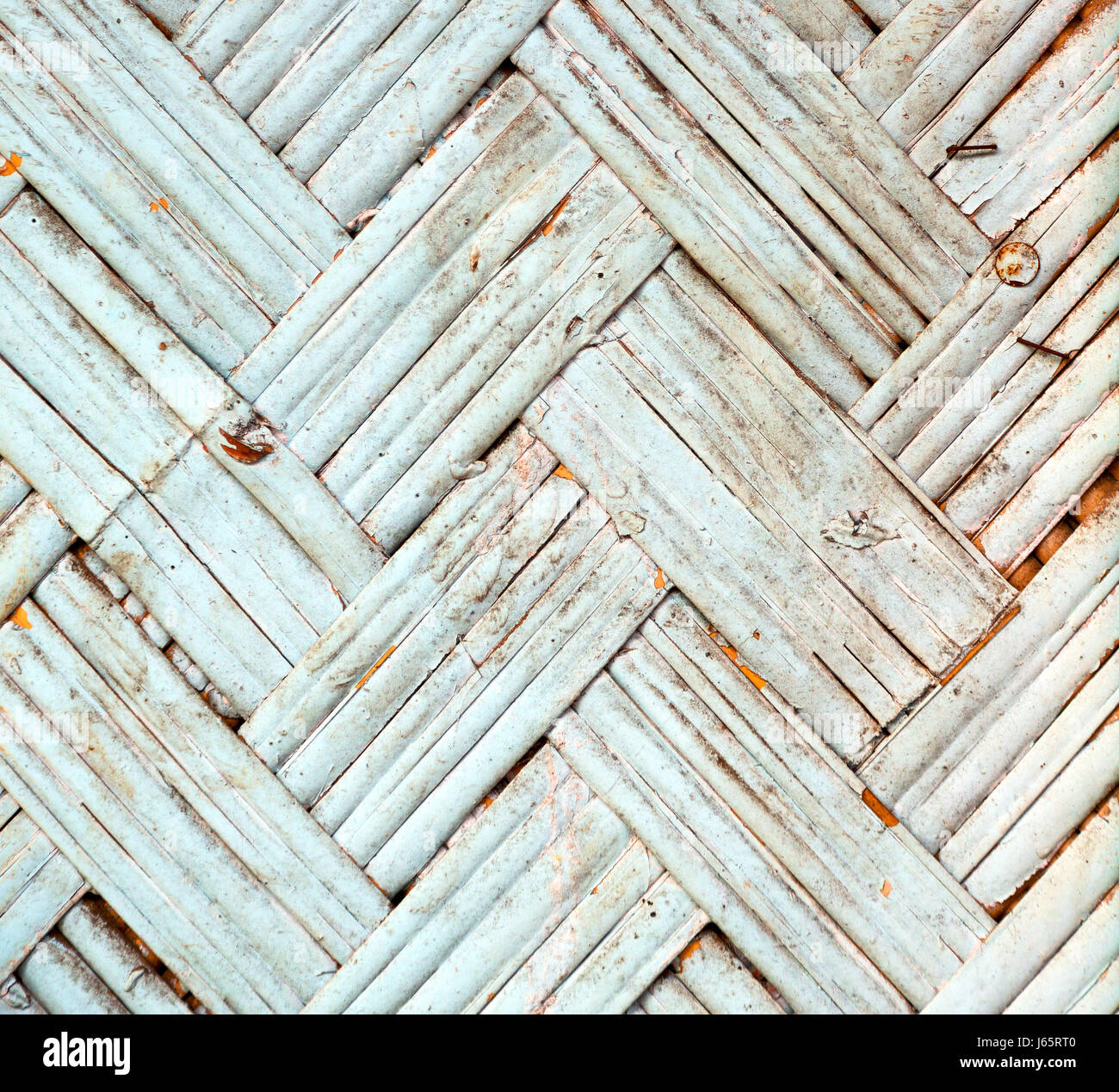 a wall build on wicker bamboo like abstract vintage surface Stock Photo ...
