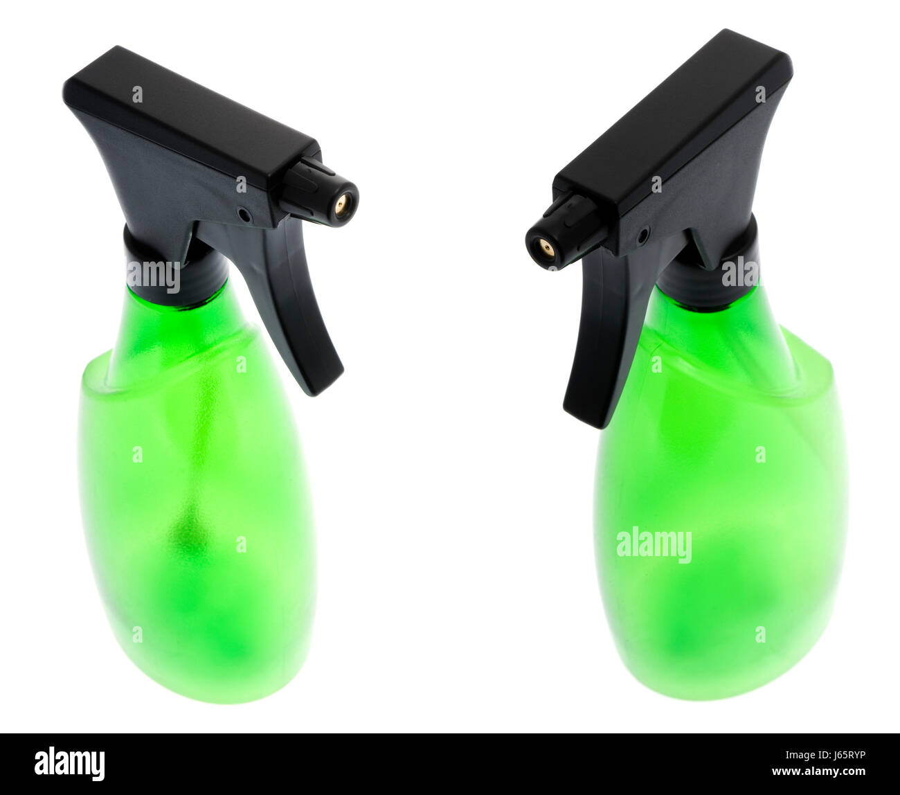 green spray bottle Stock Photo - Alamy