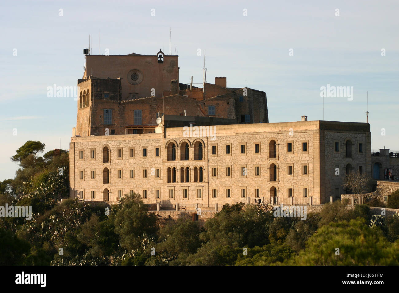 monastery sant salvador (majorca Stock Photo - Alamy