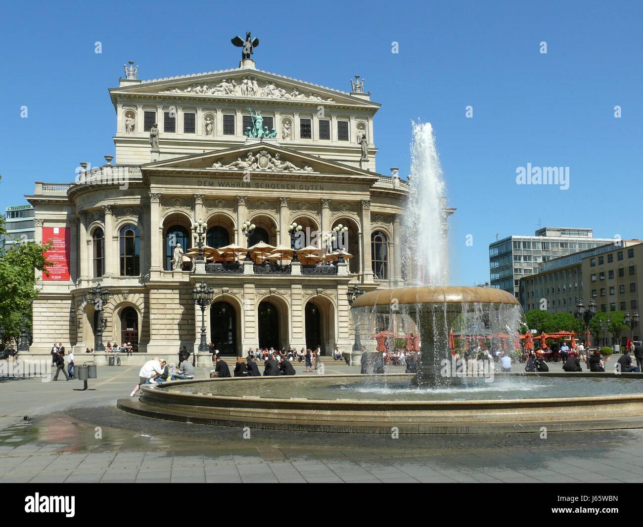 alte oper in frankfurt Stock Photo - Alamy