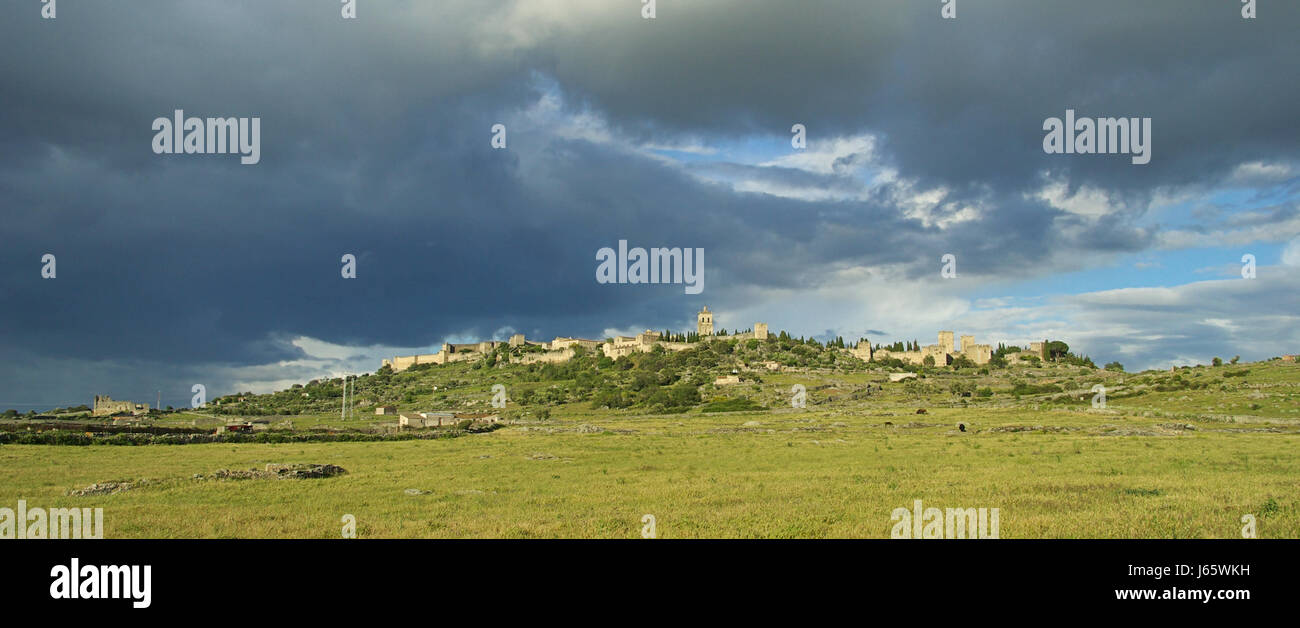 city town spain place hispanic spanish chateau castle tower city town ...