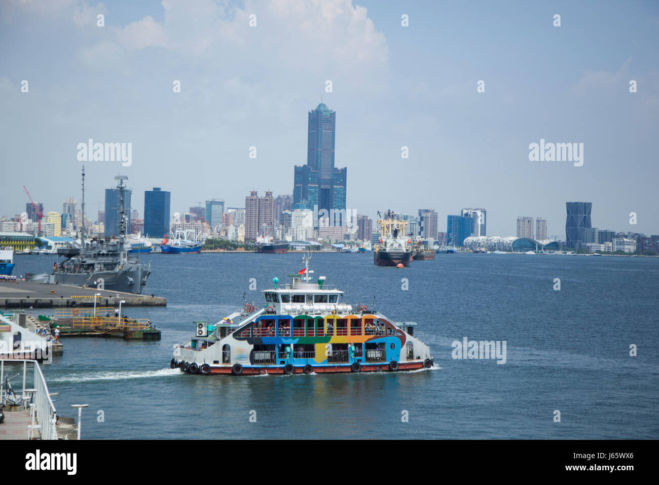 Kaohsiung port of Taiwan Stock Photo - Alamy