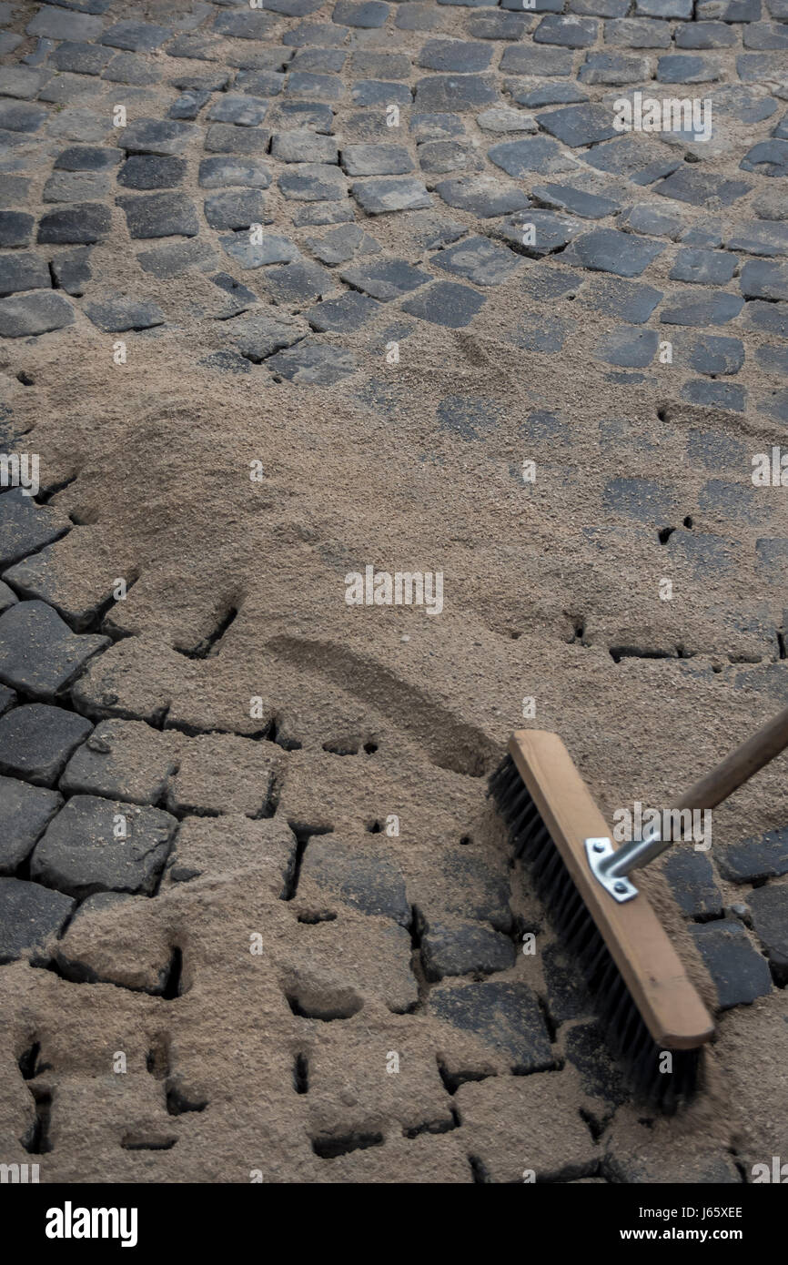 Rome cobblestone pavers hi-res stock photography and images - Alamy