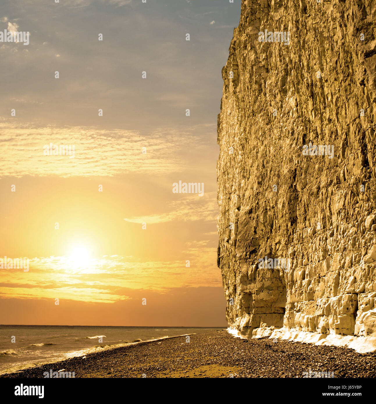 blue sunset beach seaside the beach seashore bay calm cliff clean blue ...