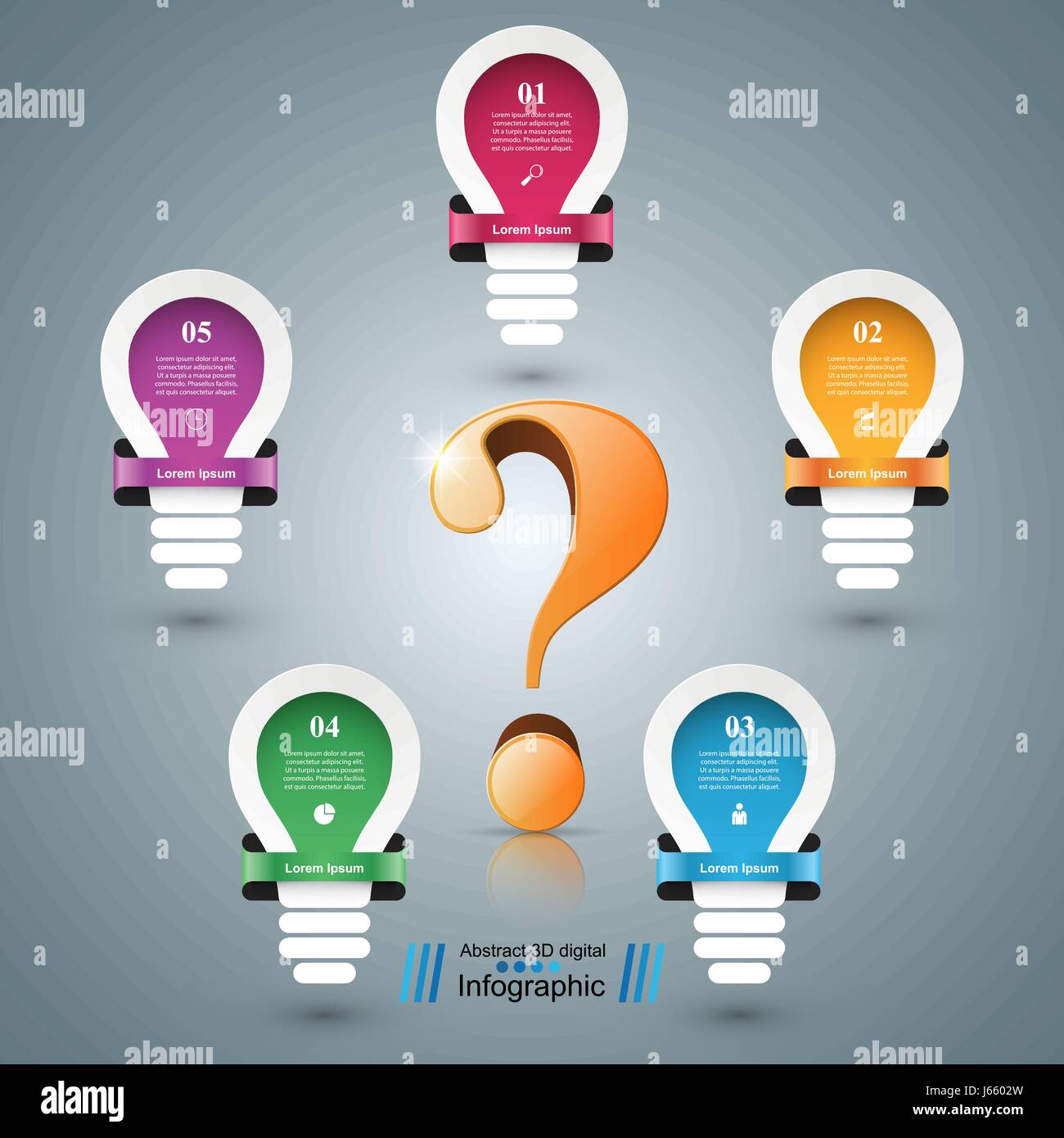 Business infographics. Question mark Stock Vector Image & Art - Alamy