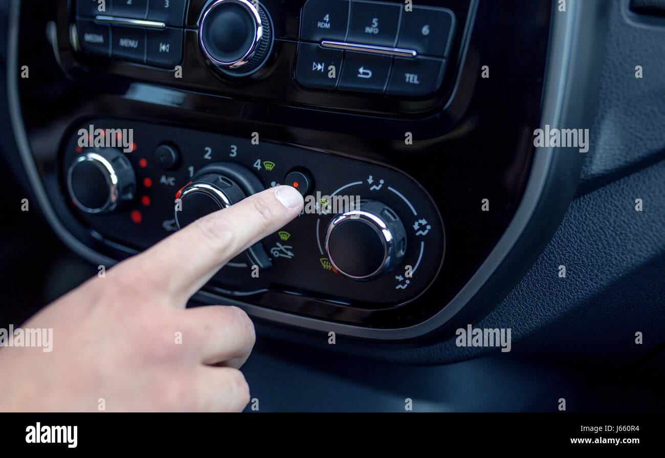 Man hand pointing finger car hi-res stock photography and images - Alamy