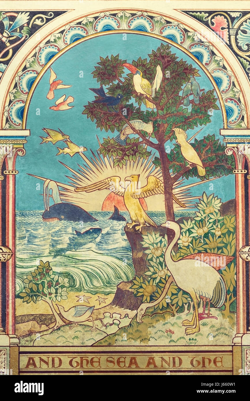 The Creation as depicted by Clayton and Bell, St. Michael's Church ...