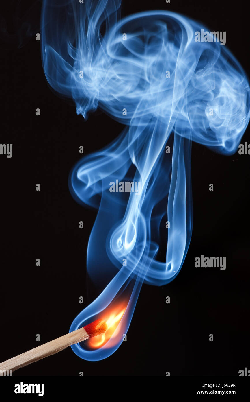 on fire blue Stock Photo - Alamy